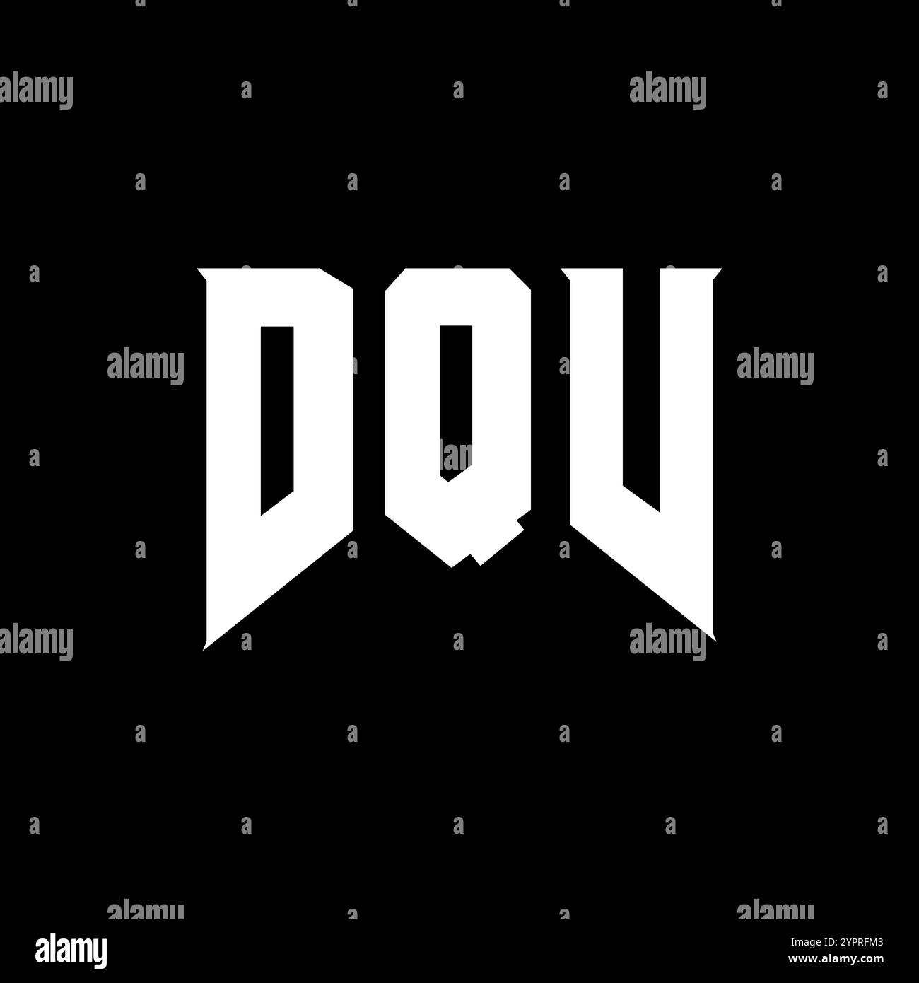Dqv logo design hi-res stock photography and images - Alamy
