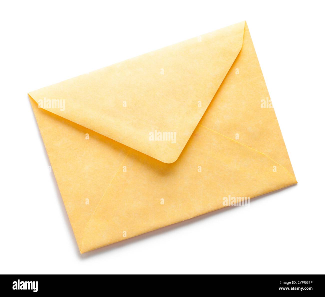 Open yellow envelope paper Cut Out Stock Images & Pictures - Alamy