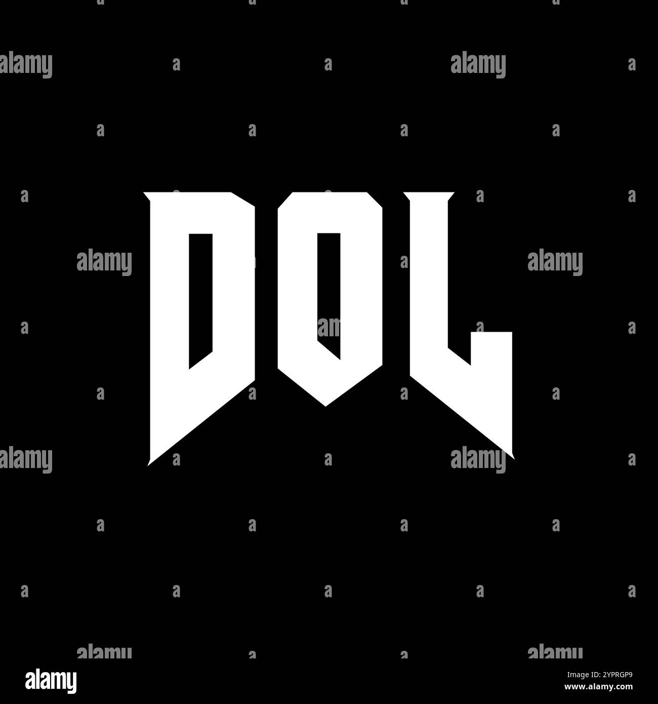 DOL letter logo design for technology company. DOL logo design black ...