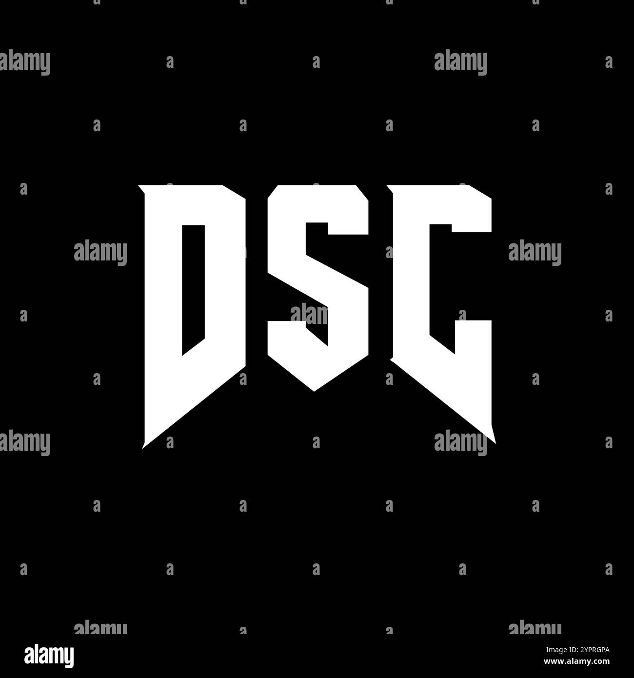 DSC letter logo design for technology company. DSC logo design black ...