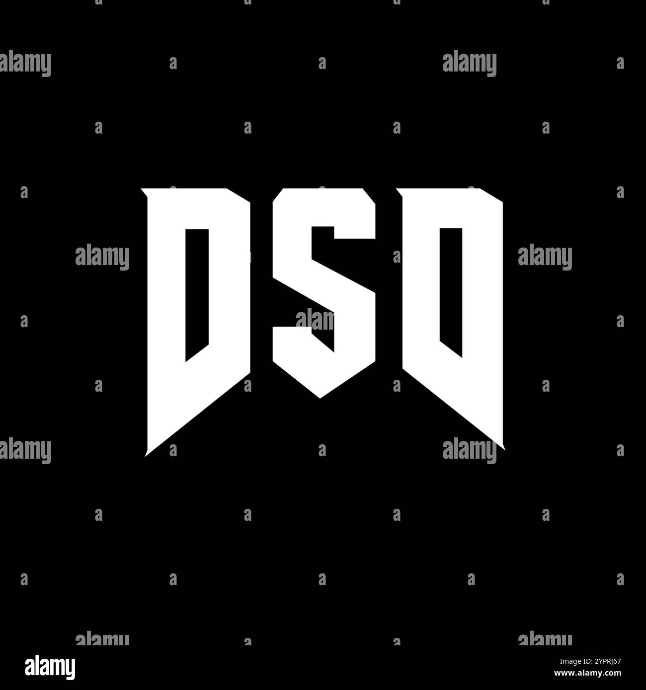 DSD letter logo design for technology company. DSD logo design black ...