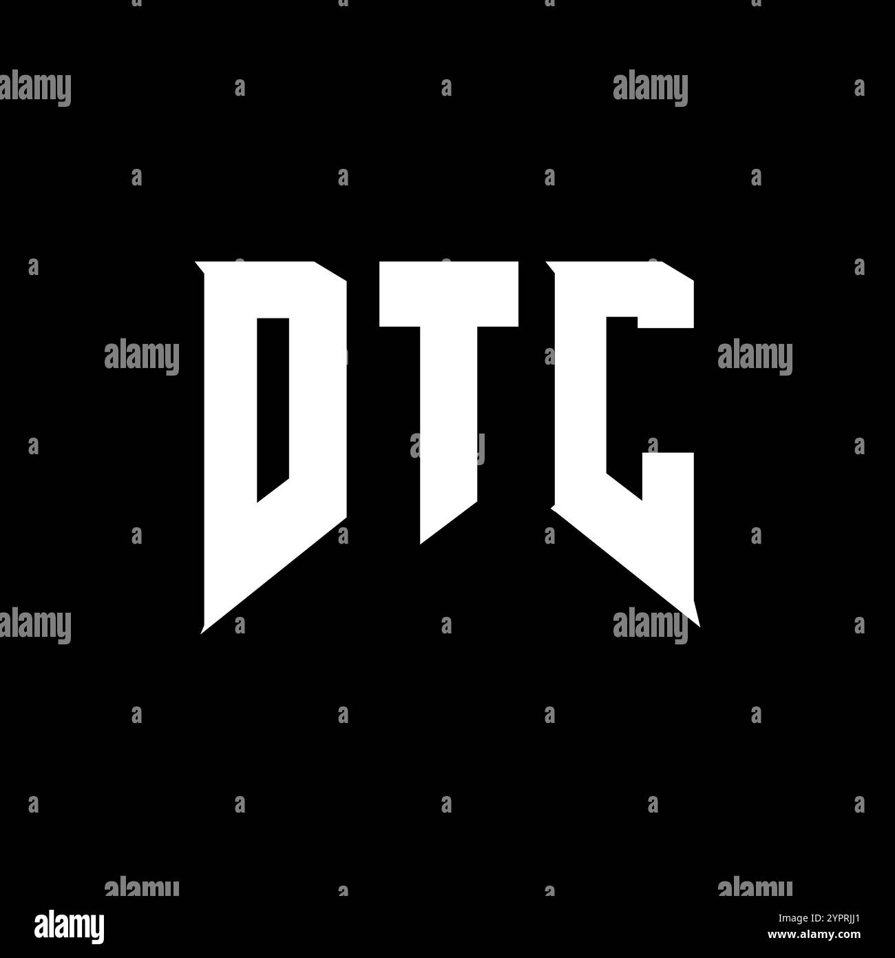 DTC letter logo design for technology company. DTC logo design black ...