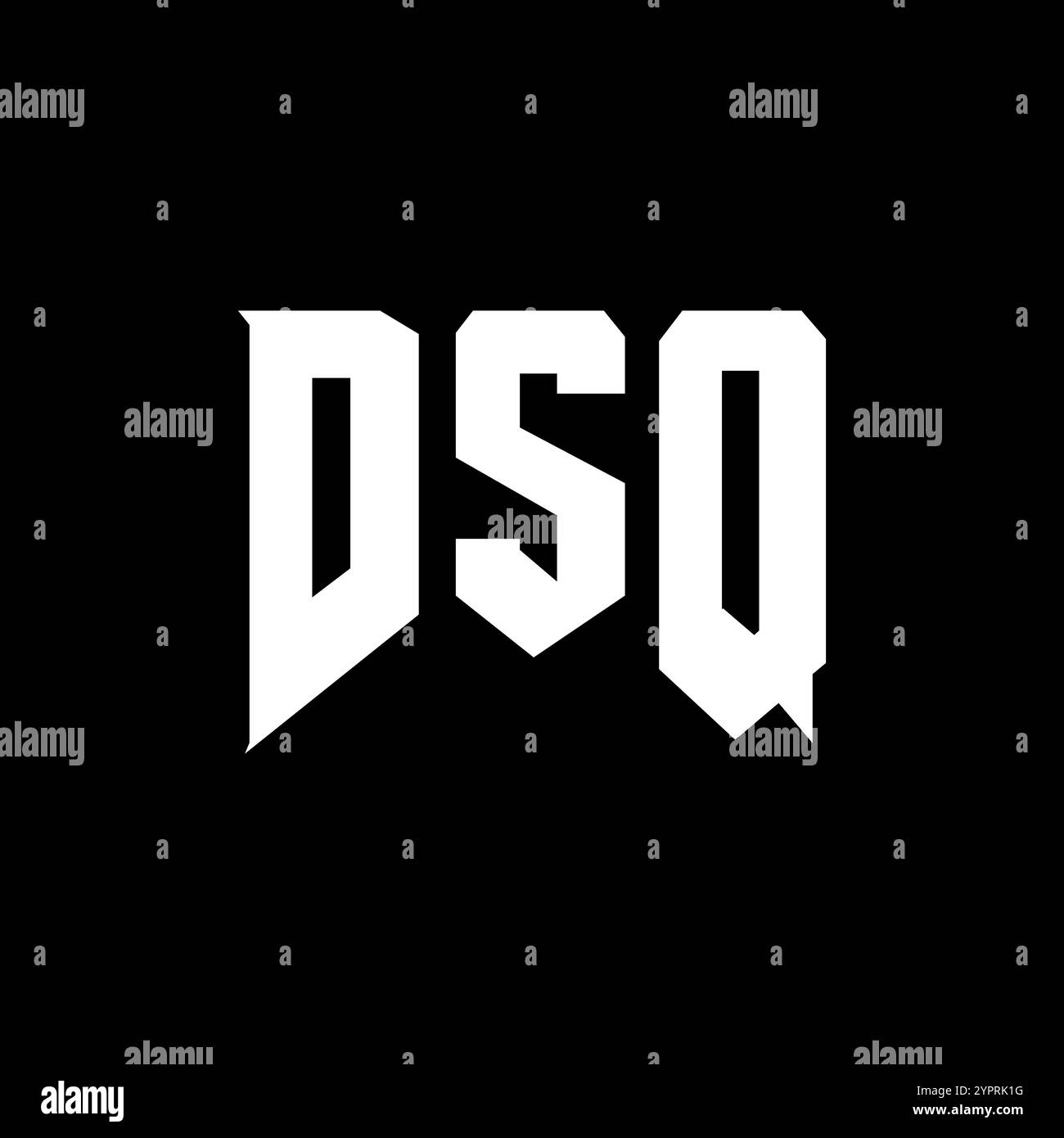 DSQ letter logo design for technology company. DSQ logo design black ...