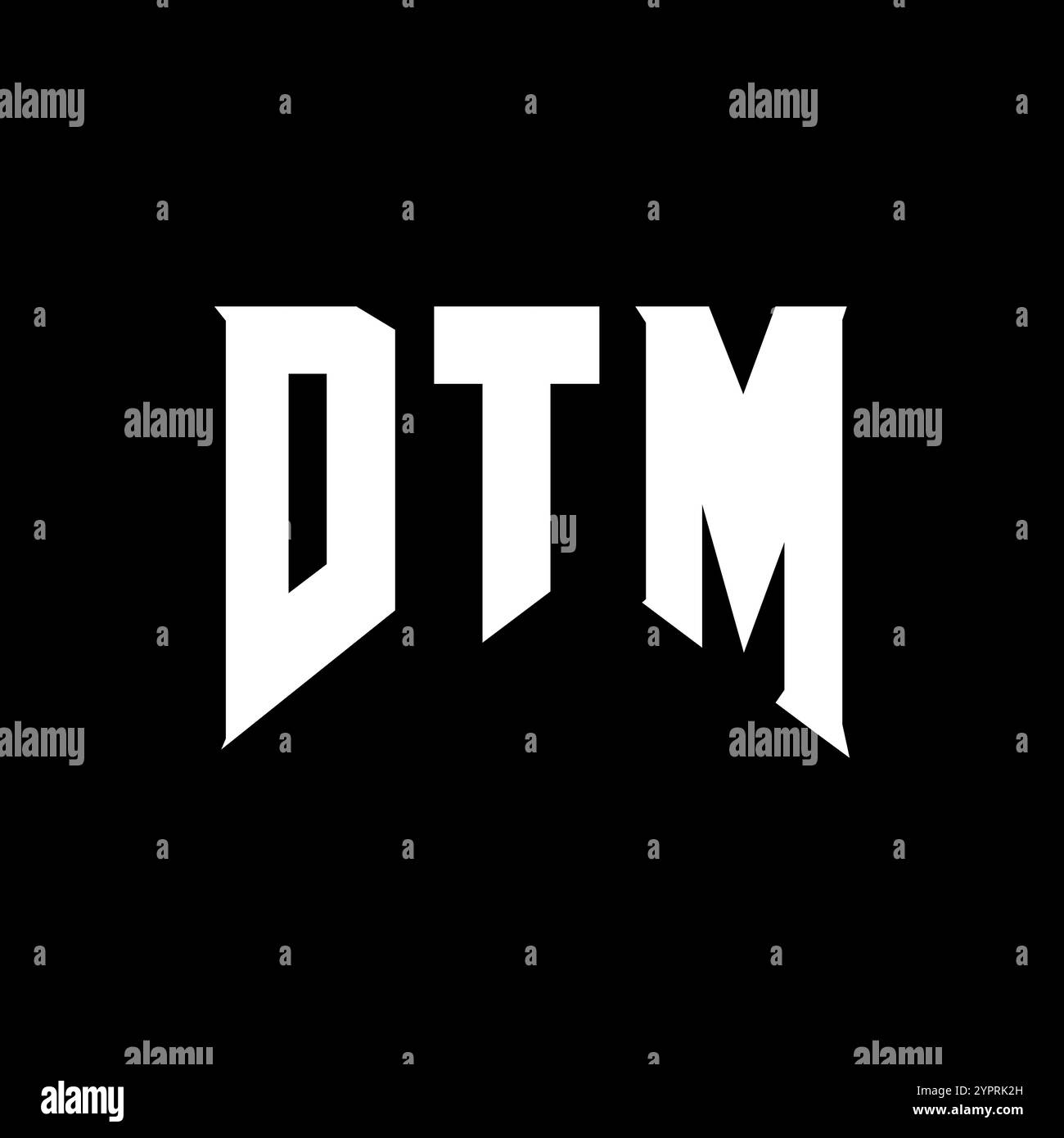 DTM letter logo design for technology company. DTM logo design black ...
