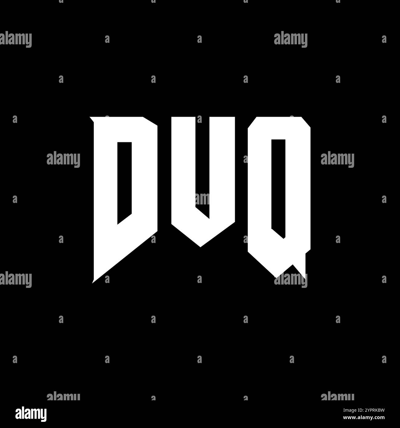 DUQ letter logo design for technology company. DUQ logo design black ...
