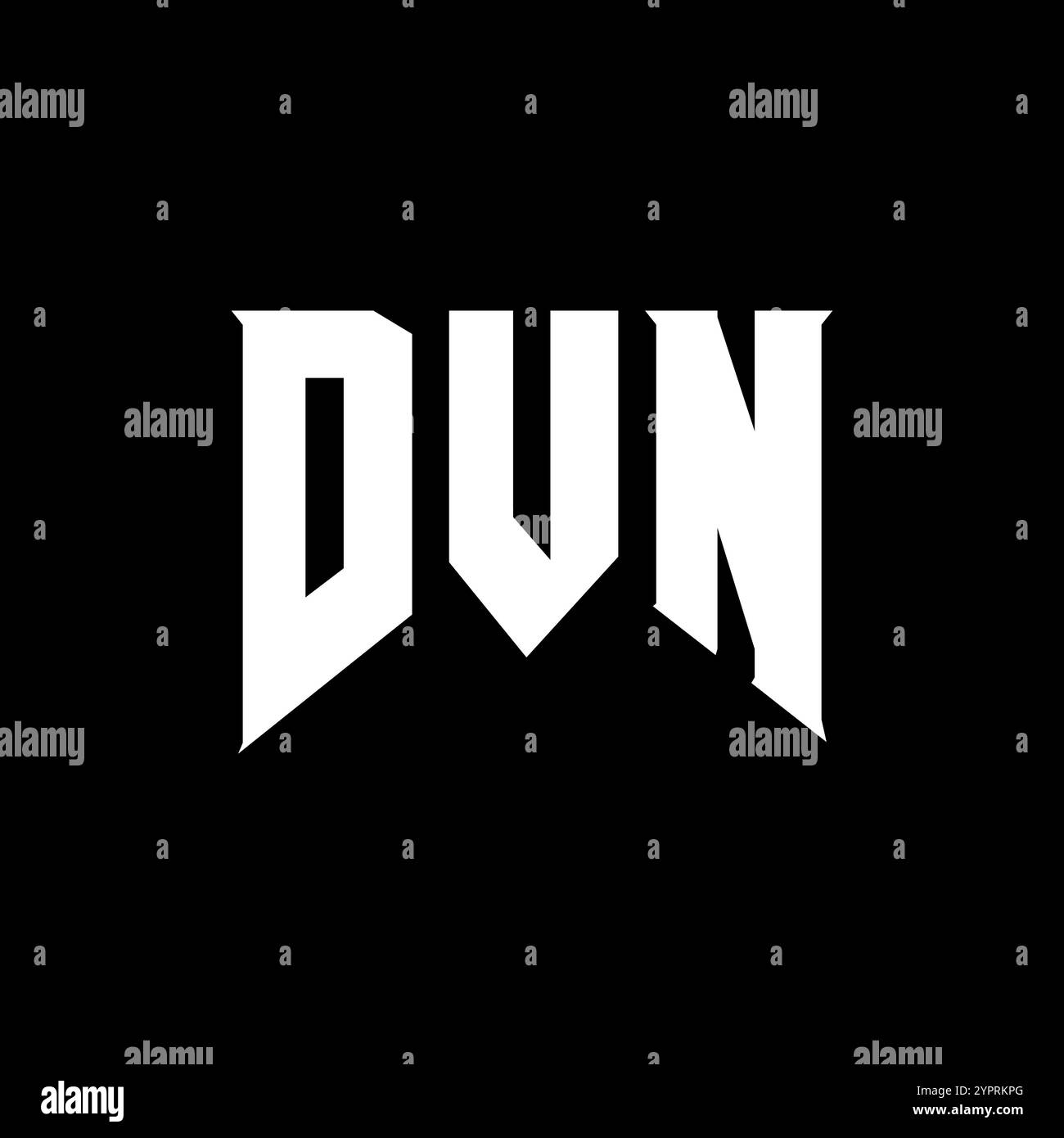 DVN letter logo design for technology company. DVN logo design black ...