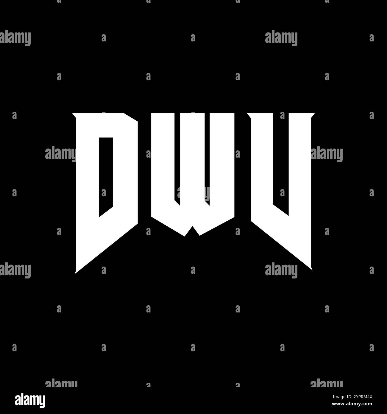 DWV letter logo design for technology company. DWV logo design black ...