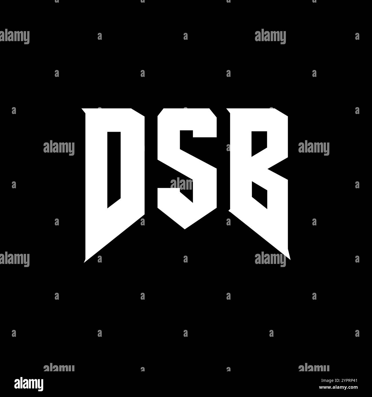 DSB letter logo design for technology company. DSB logo design black ...