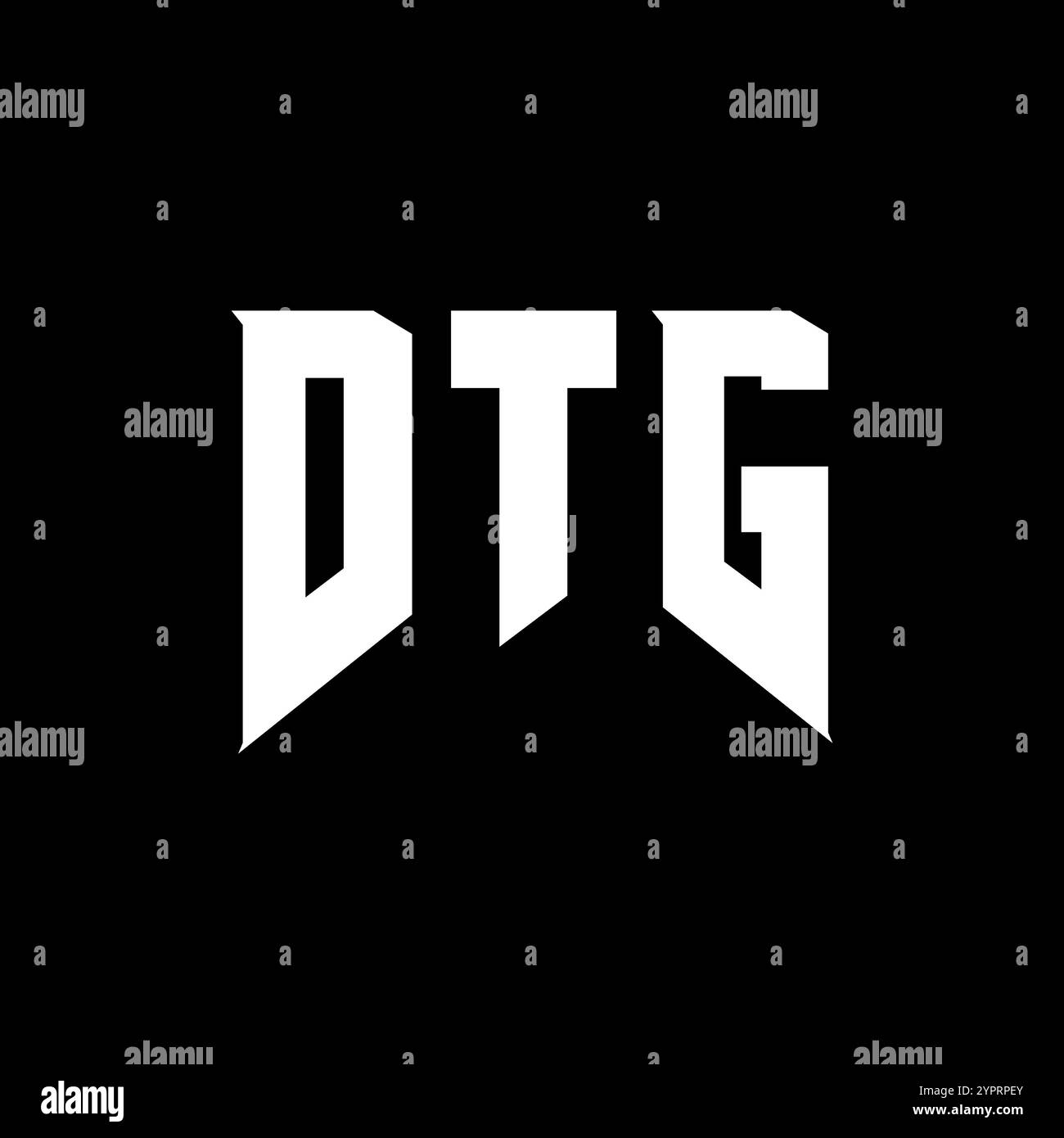 DTG letter logo design for technology company. DTG logo design black ...