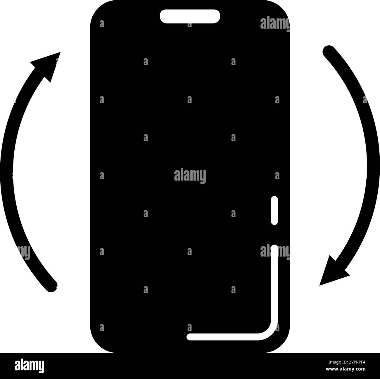 Rotate Mobile Phone Icon Stock Vector Image And Art Alamy