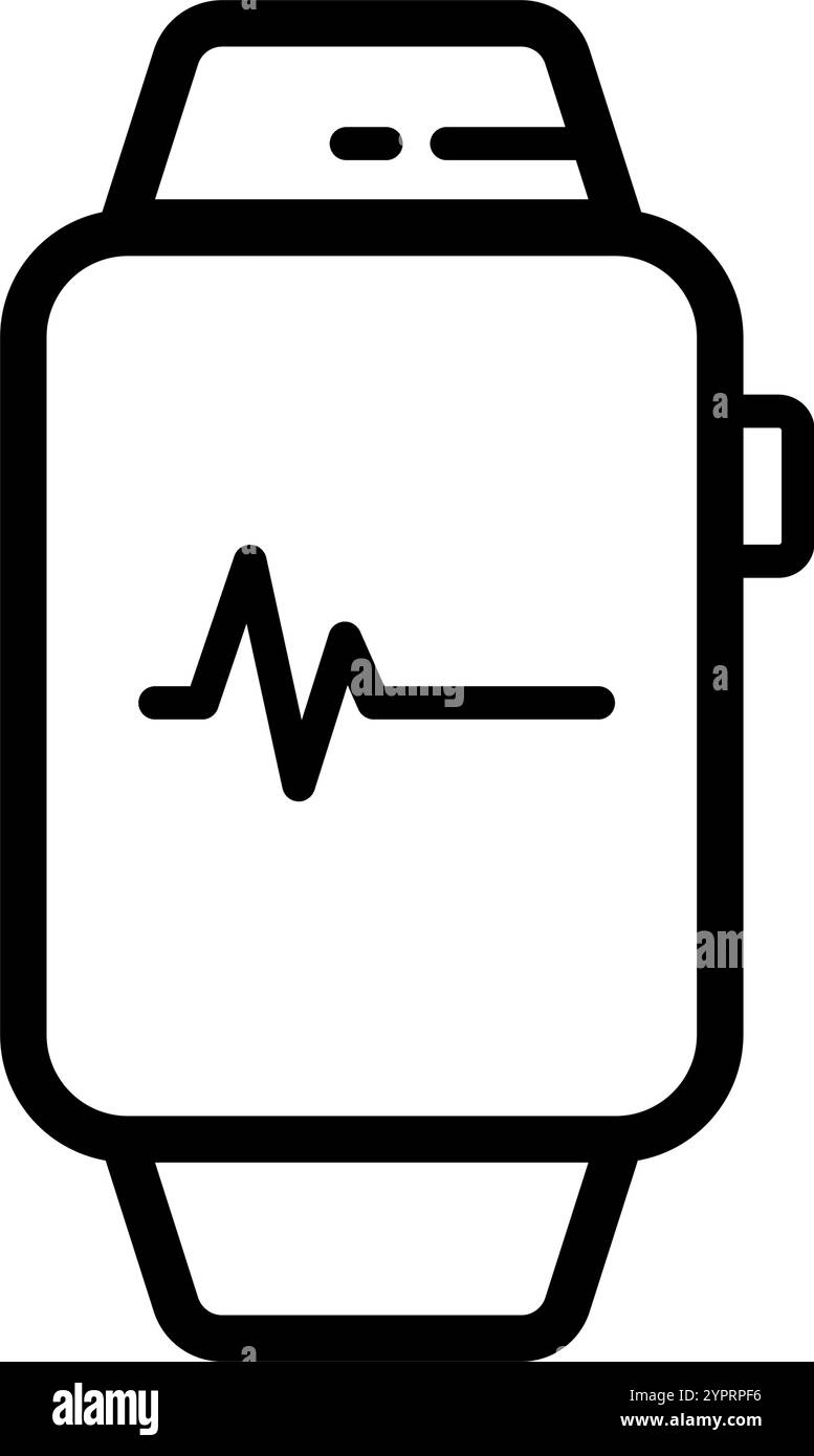 Smartwatch for tracking physical fitness Stock Vector Image & Art - Alamy