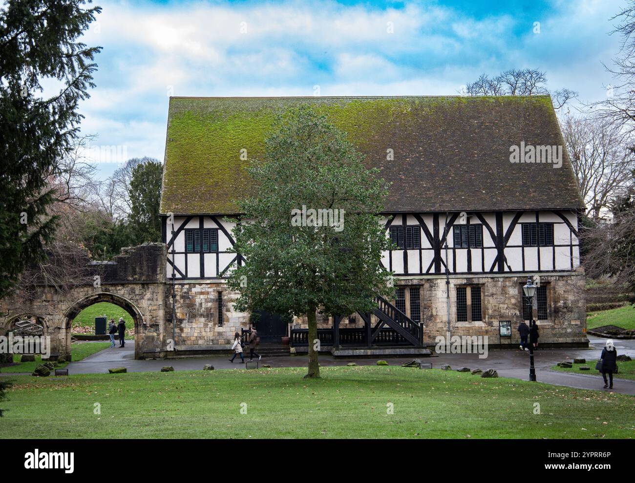 The Hospitium York Museum Gardens a historic medieval building with ...