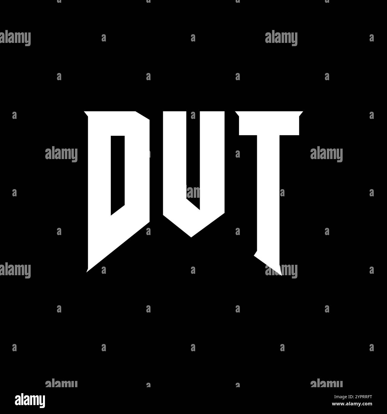 DUT letter logo design for technology company. DUT logo design black ...