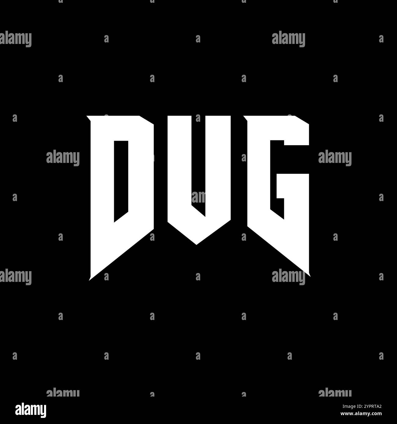 DUG letter logo design for technology company. DUG logo design black ...