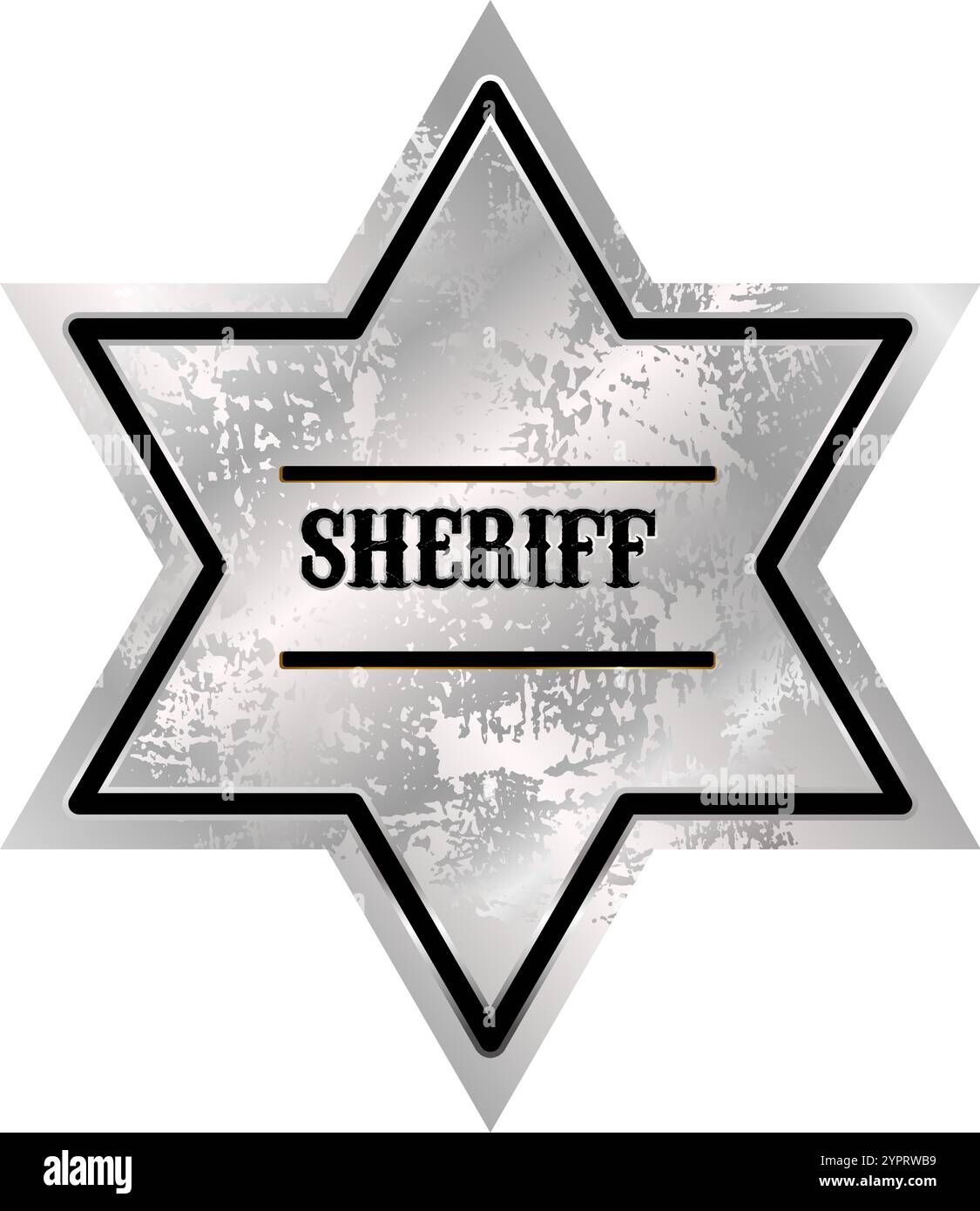 sheriff star badge Stock Vector Image & Art - Alamy
