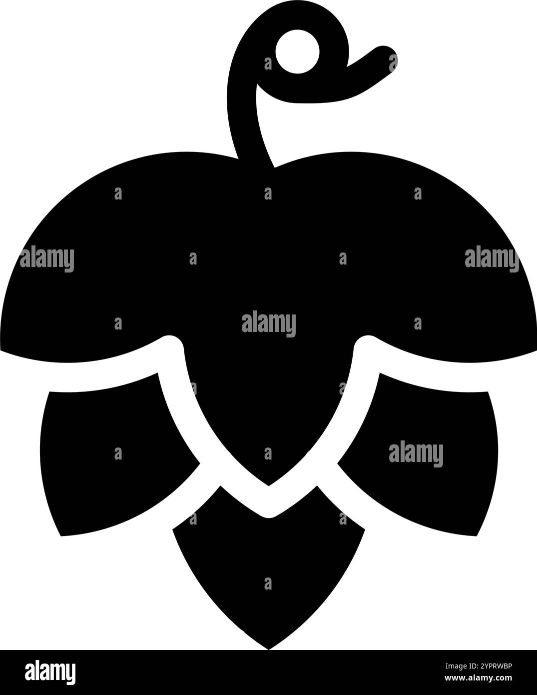 Hop cone - vector icon Stock Vector Image & Art - Alamy