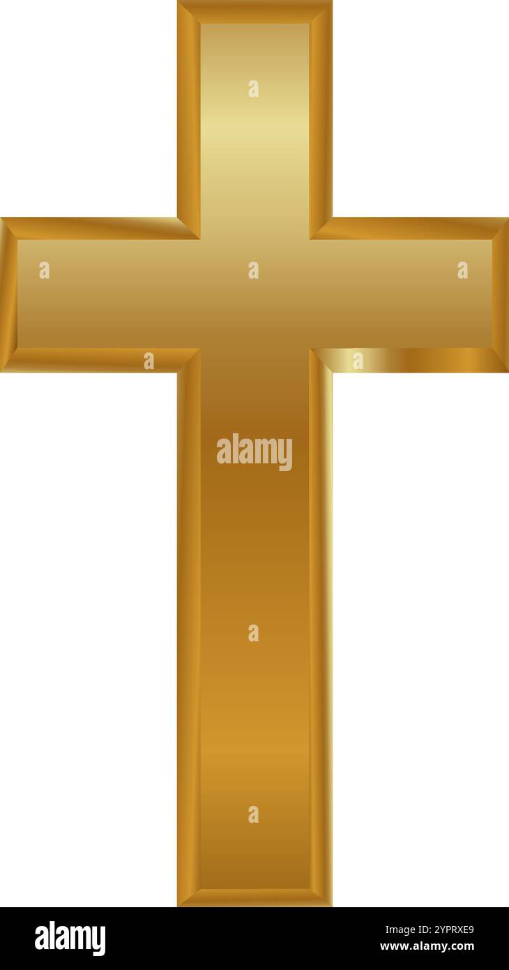 Christian cross vector image Stock Vector Image & Art - Alamy