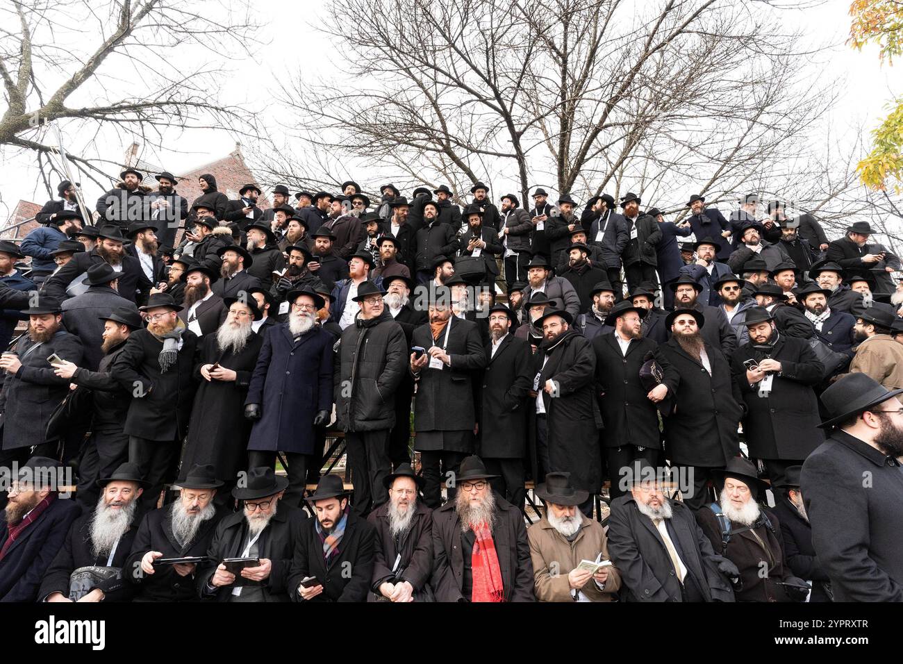 New York, New York, USA. 1st Dec, 2024. Thousands Rabbis gather for ...