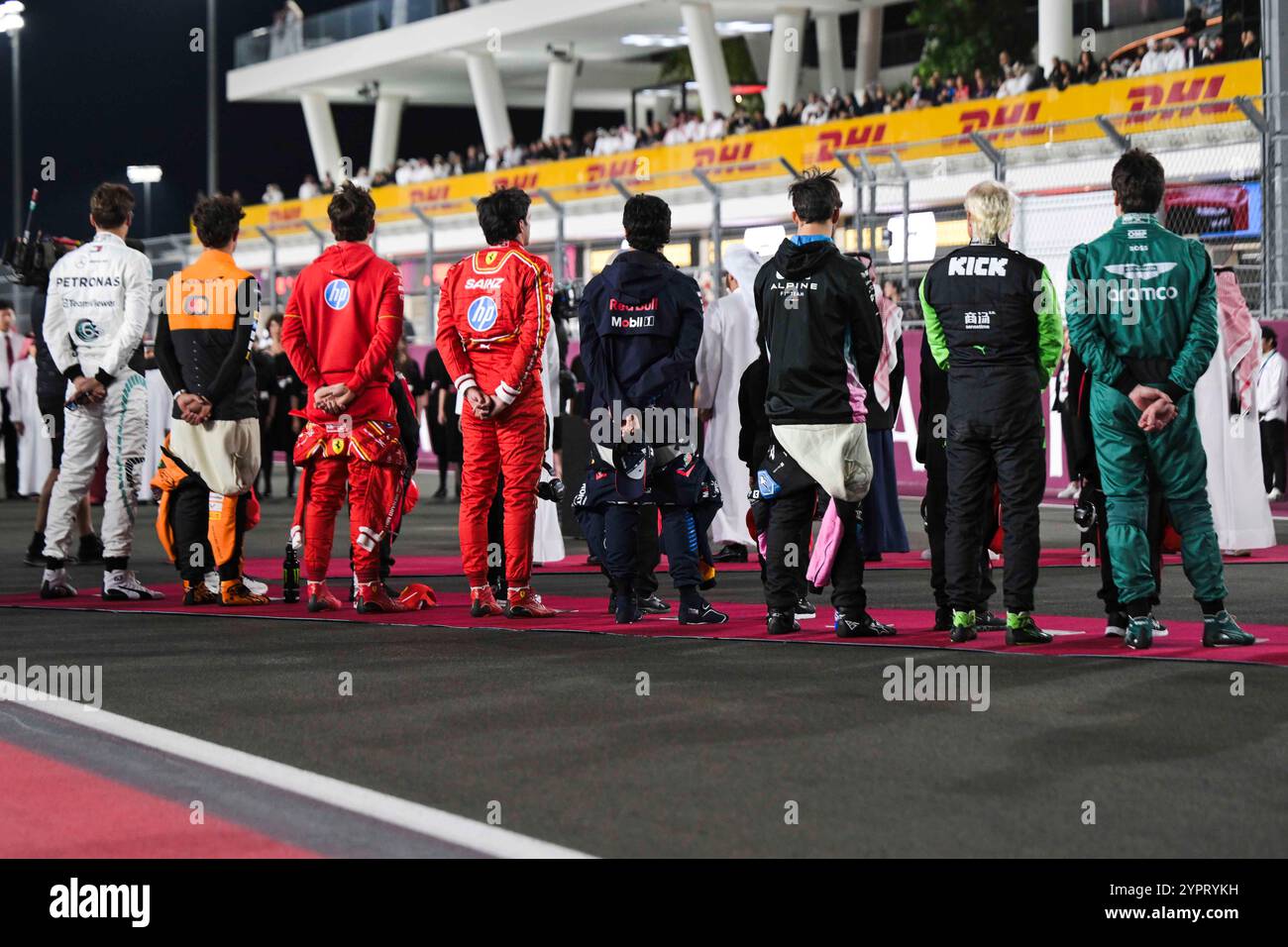 Lusail, Qatar. 1st Dec 2024. F1 Drivers During Race Day. Ahmad Al ...
