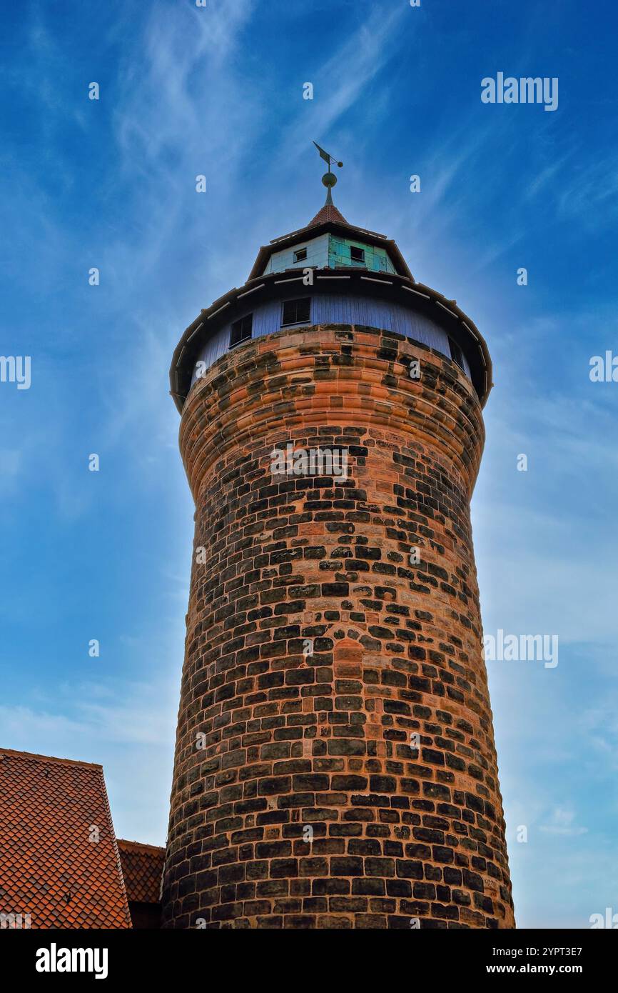 View of the Sinwell Tower of Nuremberg Castle, Germany Stock Photo - Alamy