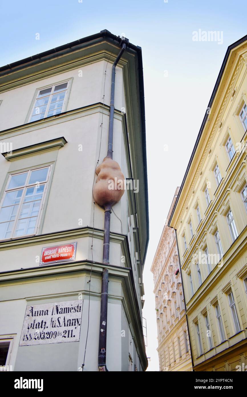 Artwork of the famous Czech artist David Cerny called "Embryo" at ...