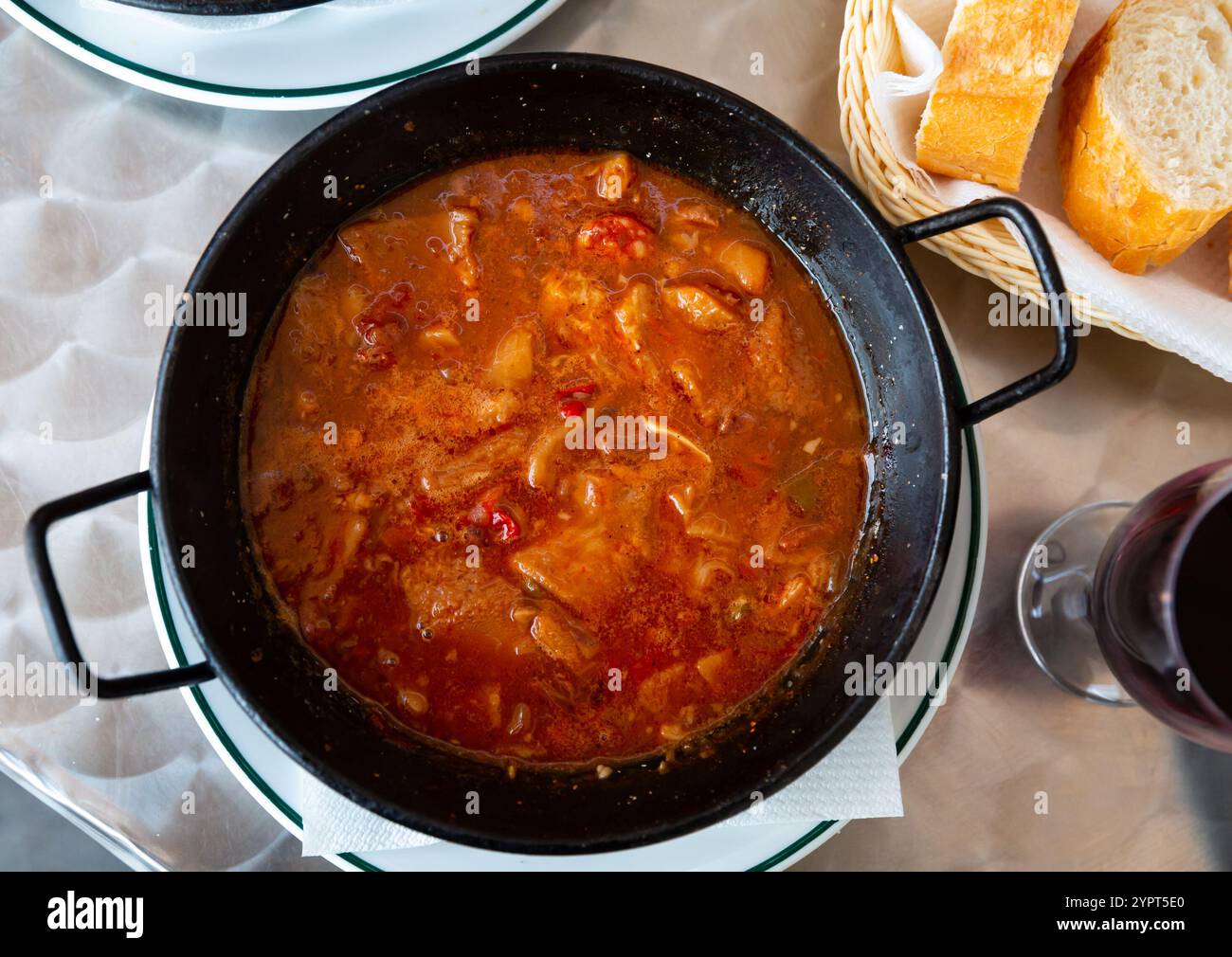 Hot Callos stew Stock Photo - Alamy