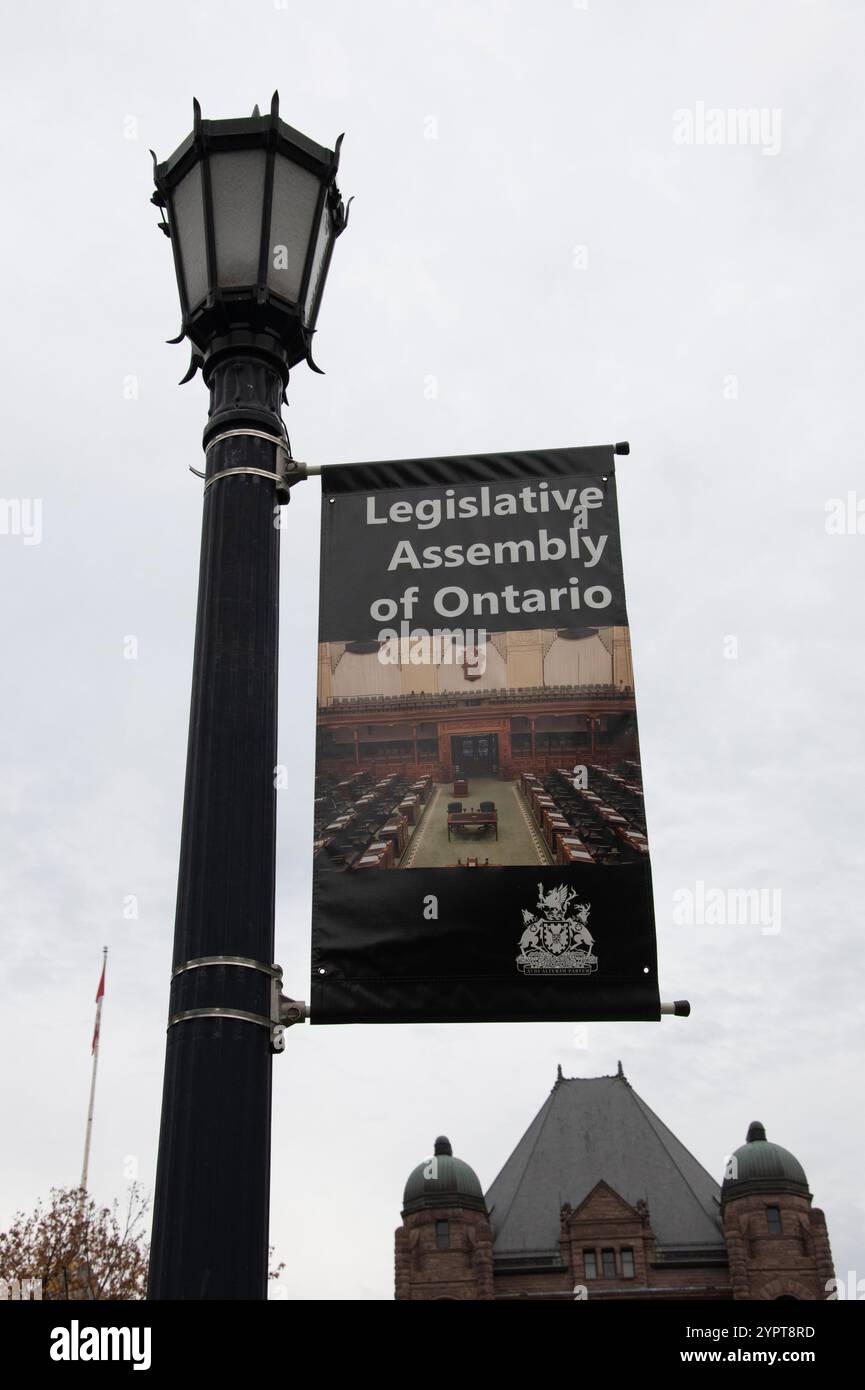 Banner of inside Legislative Assembly of Ontario chambers on Queen's ...