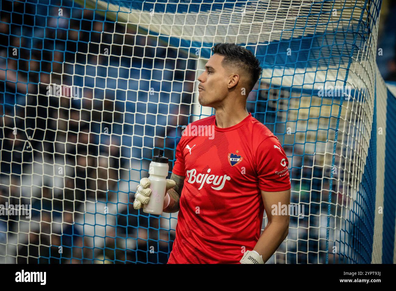 Odense, Denmark. 01st, December 2024. Goalkeeper Michael Falkesgaard ...