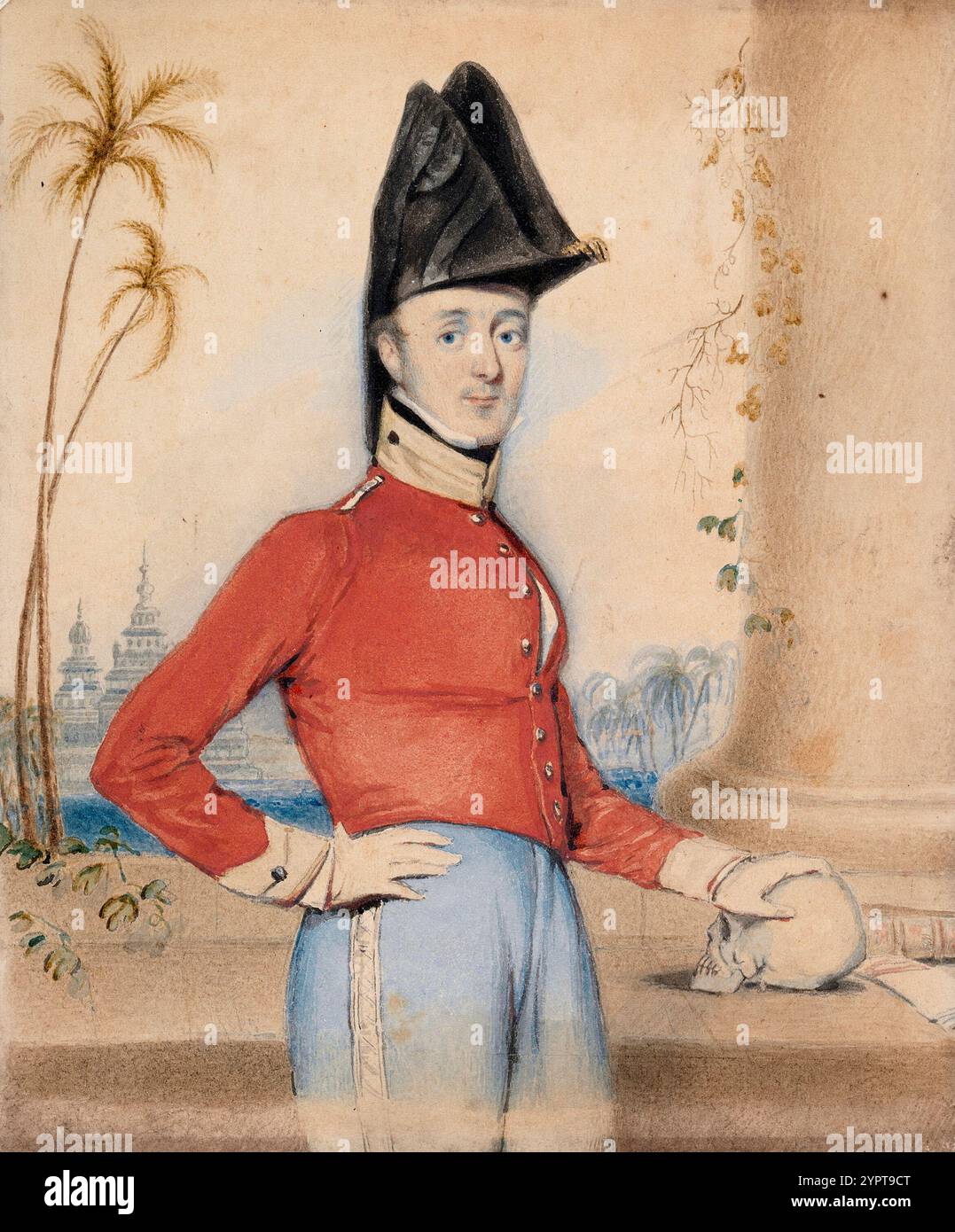 A portrait of Arthur Wellesley, he Duke of Wellington, as Lieutenant ...
