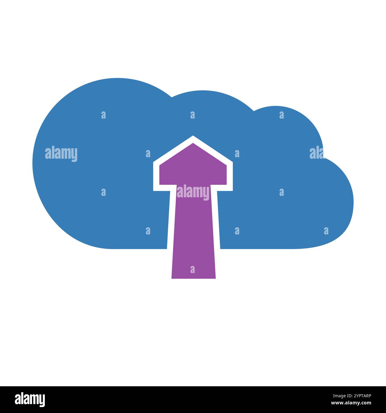 Upload cloud icon. Vector illustration Stock Vector Image & Art - Alamy