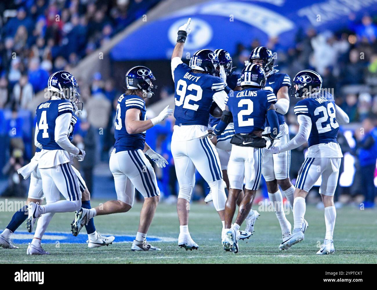 PROVO, UT - NOVEMBER 30: Brigham Young Cougars defensive end Tyler ...