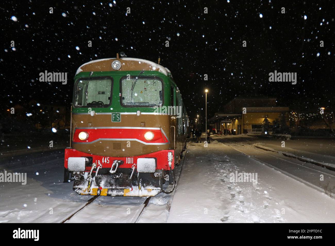 Locomotive Vintage preserved "Centoporte" Italian Railways train ...