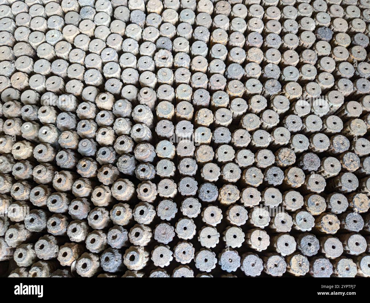 unexploded land mines and cluster bombs remains picked up all around ...