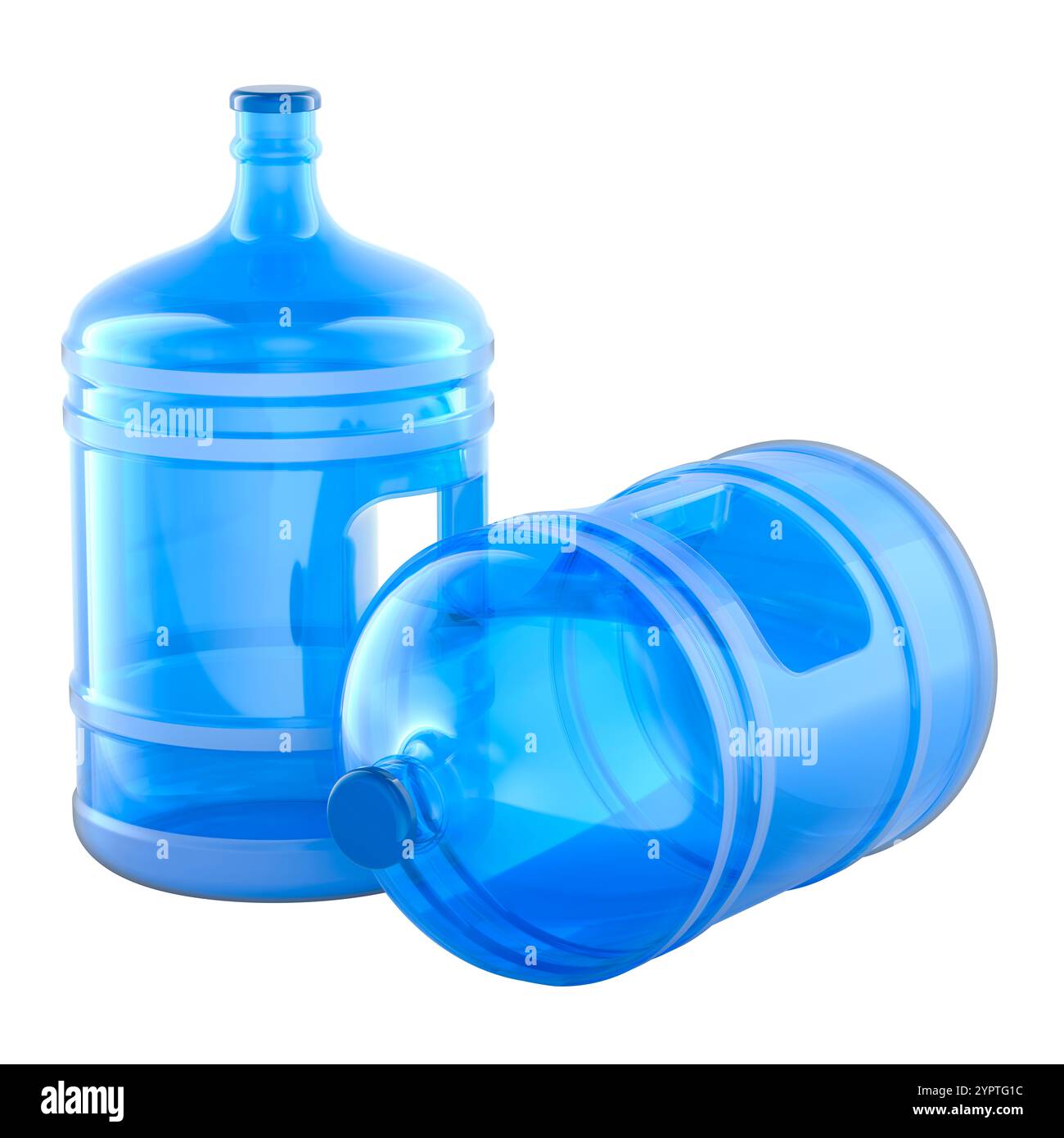2 Gallon Water Bottle - Portable Water Containers with Handle. 3D ...