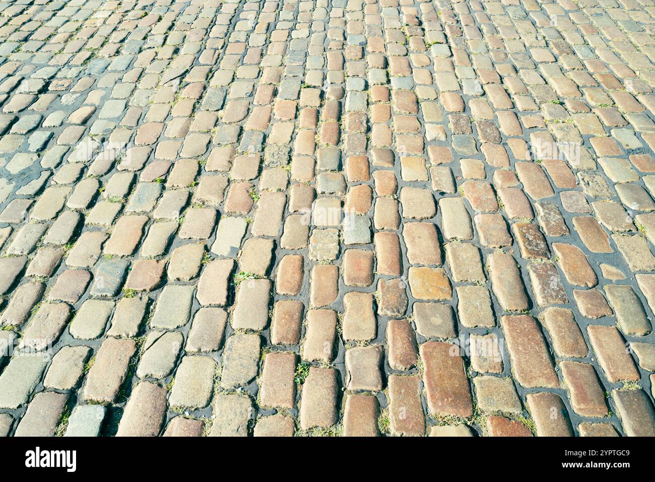 Stone road texture. Stone walk background. Granite cobblestoned ...