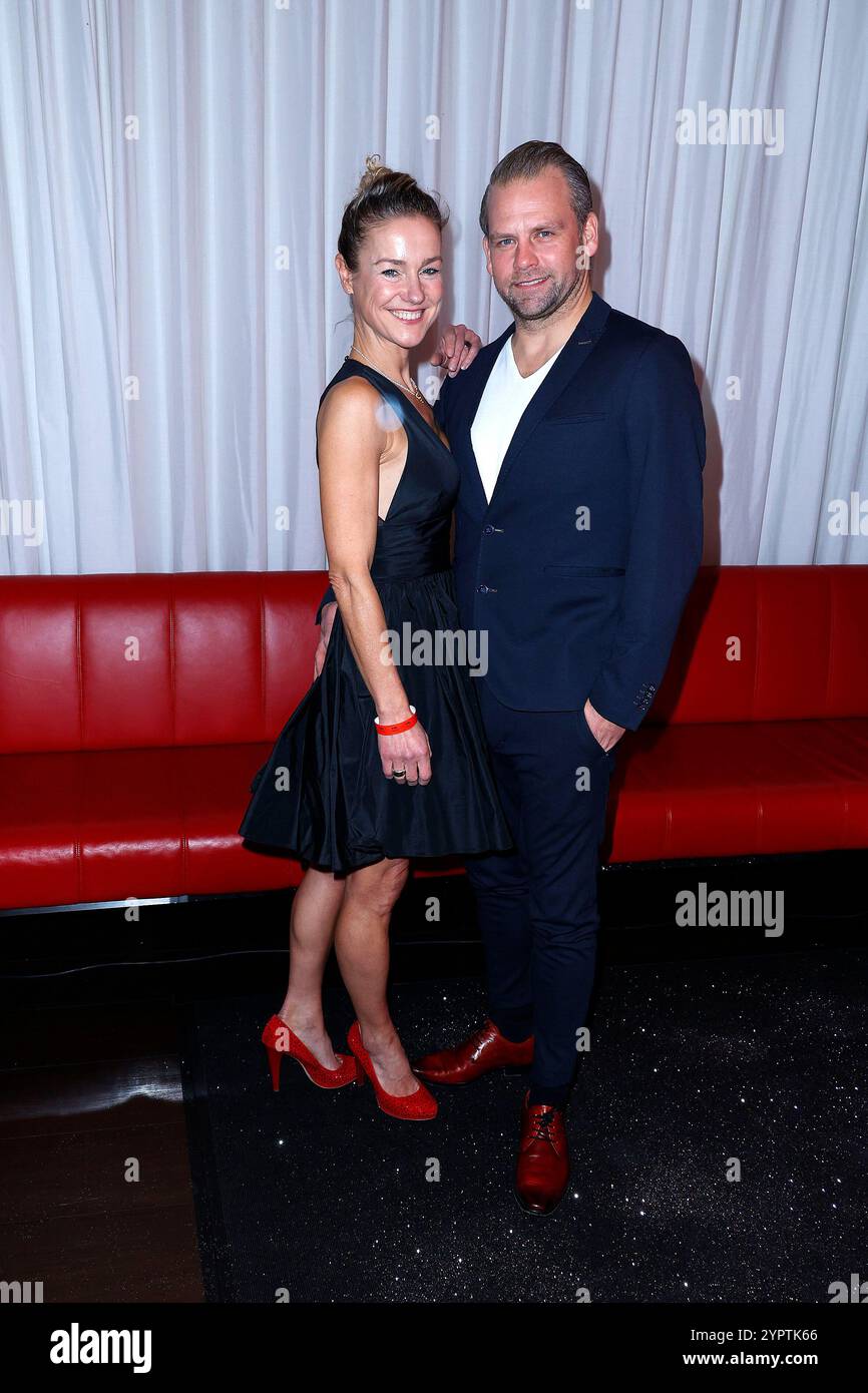 Rhea Harder und ihr Ehemann Joerg Vennewald bei der Premiere vom ‚MJ ...