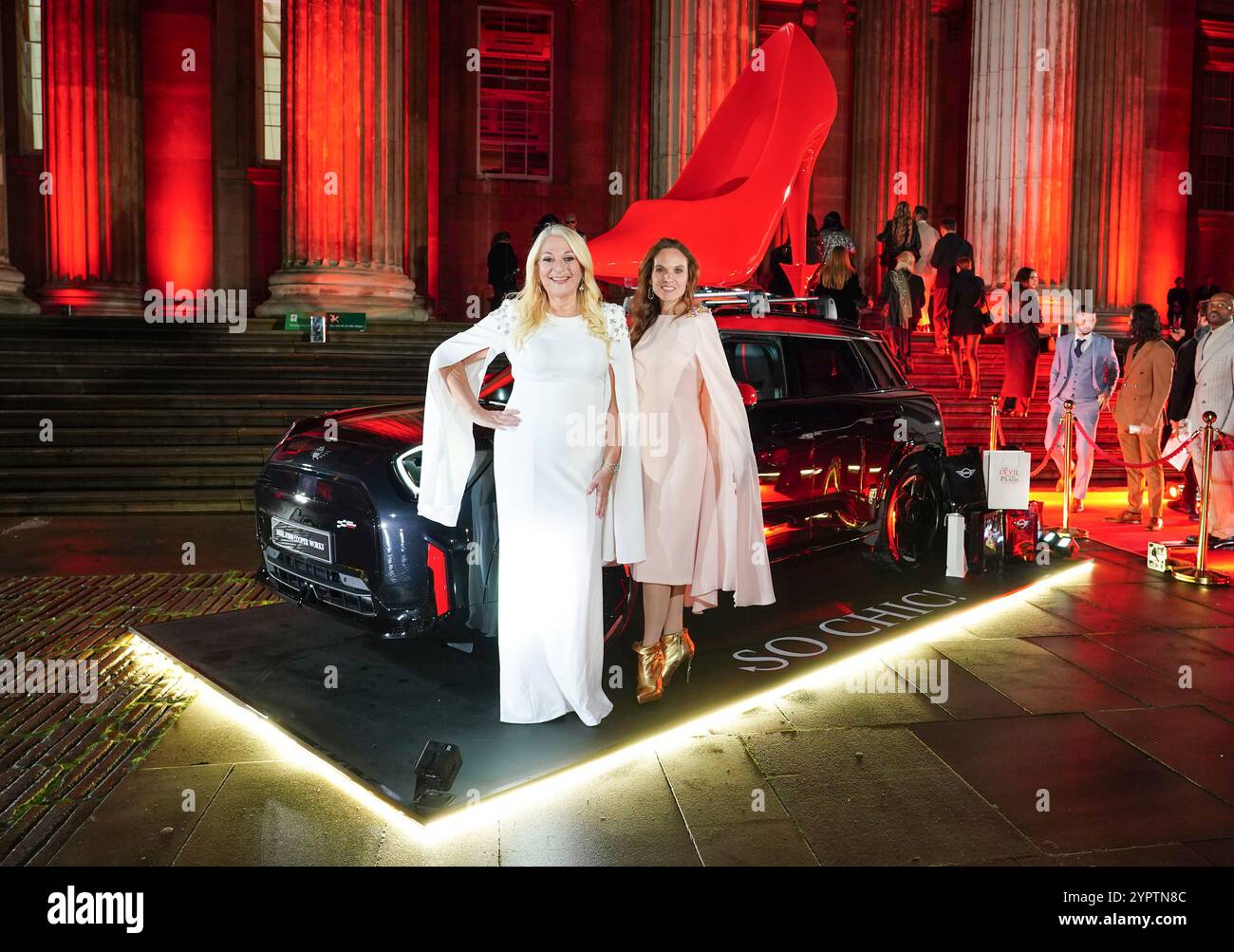 EDITORIAL USE ONLY Vanessa Feltz and her daughter Allegra arrive at the ...