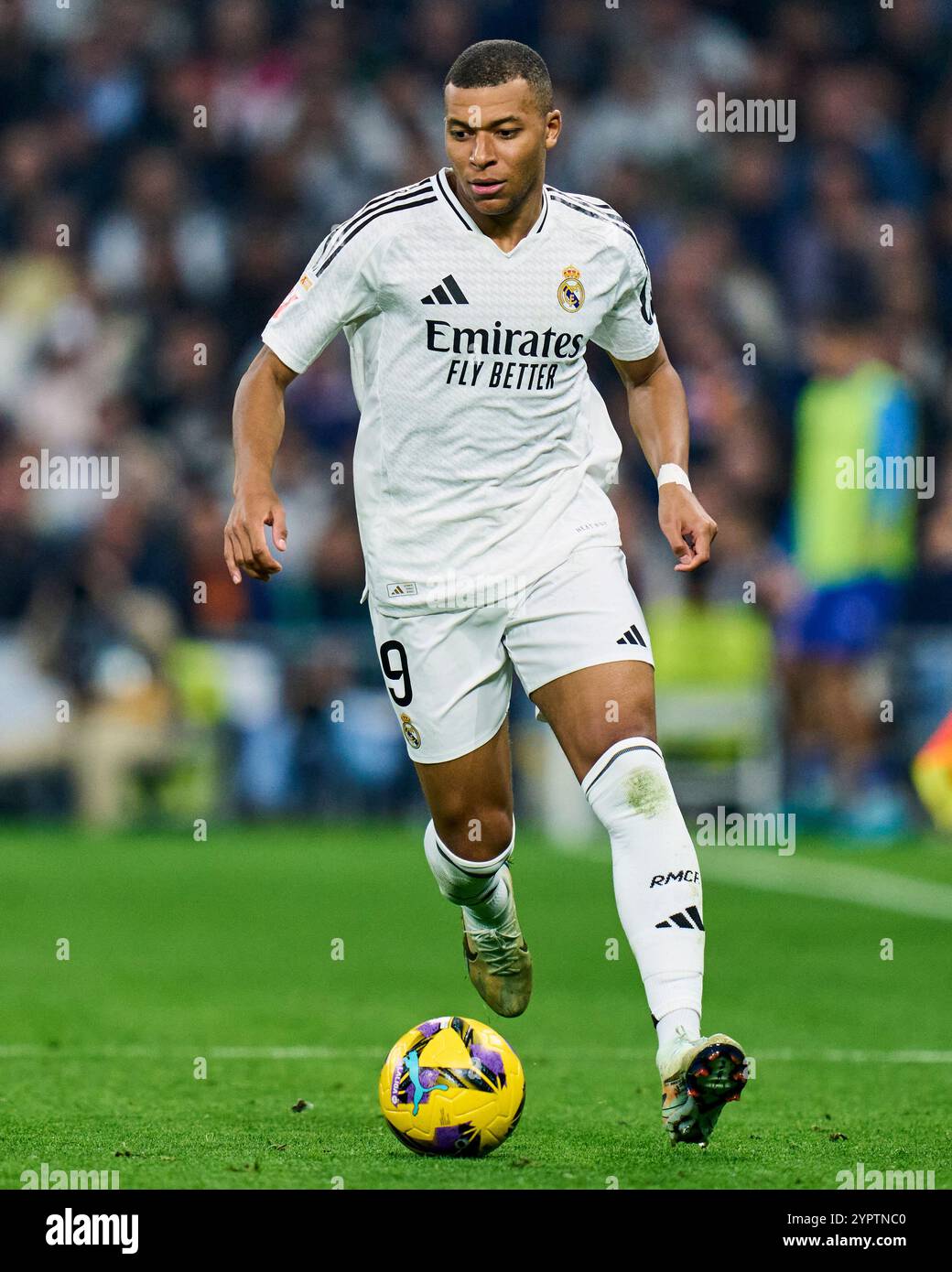 Madrid, Spain. 01st Dec, 2024. Kylian Mbappe of Real Madrid CF during ...
