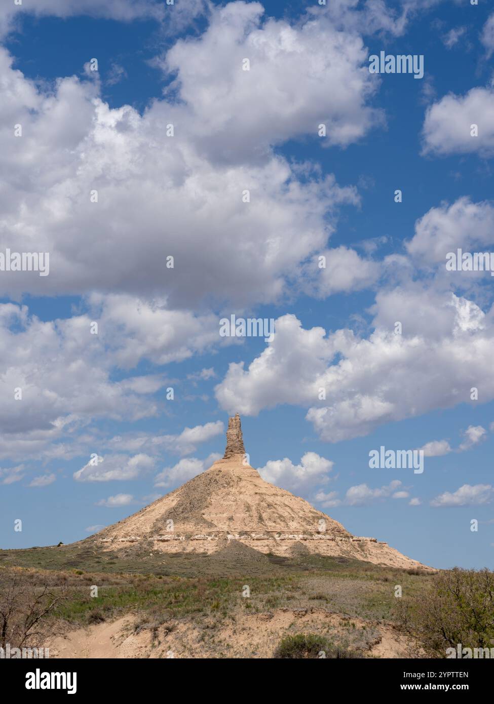 Chimney Rock National Historic Site in Morrill County , western ...