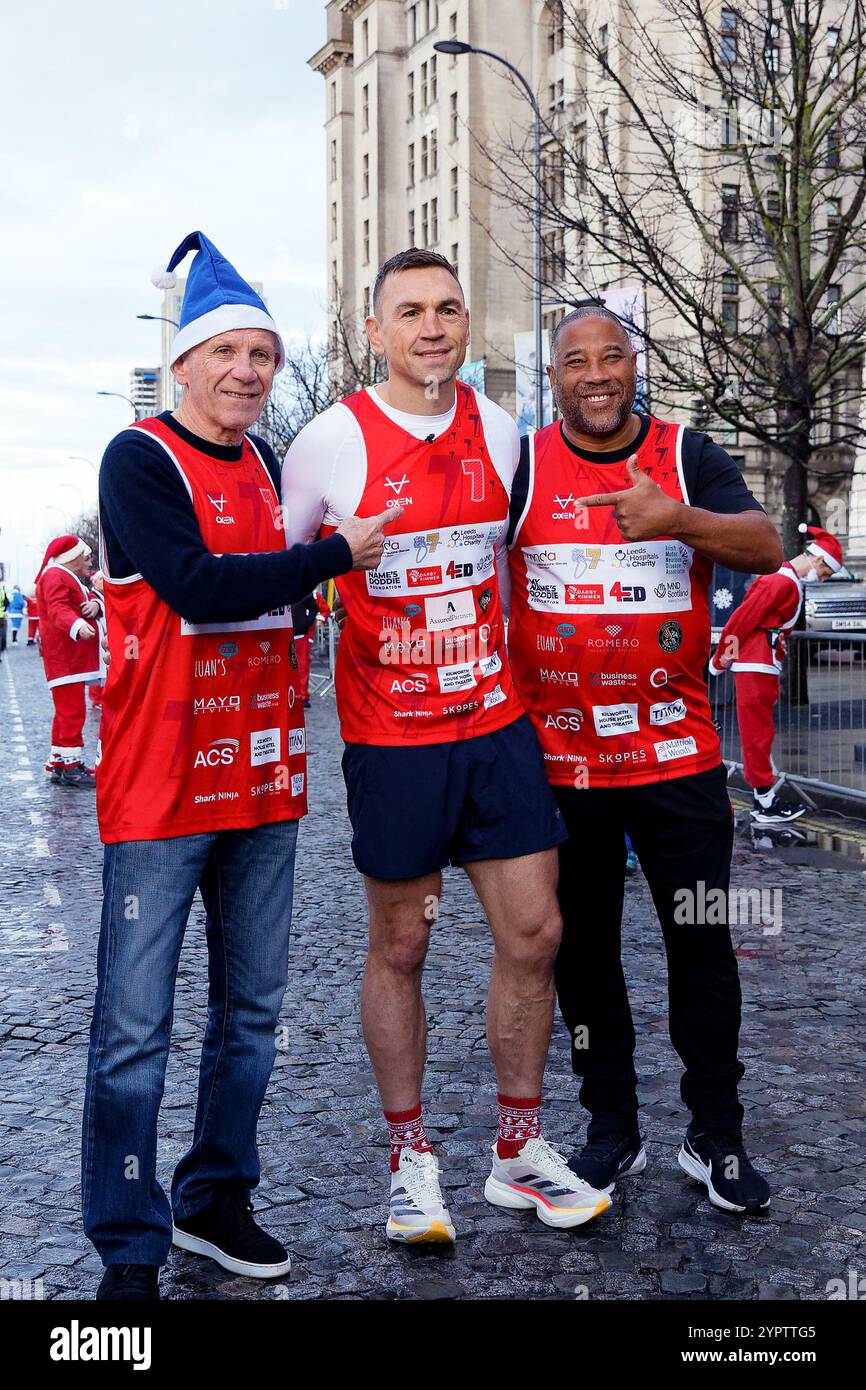 Peter Reid, Kevin Seinfeld and John Barnes seen during the annual ...