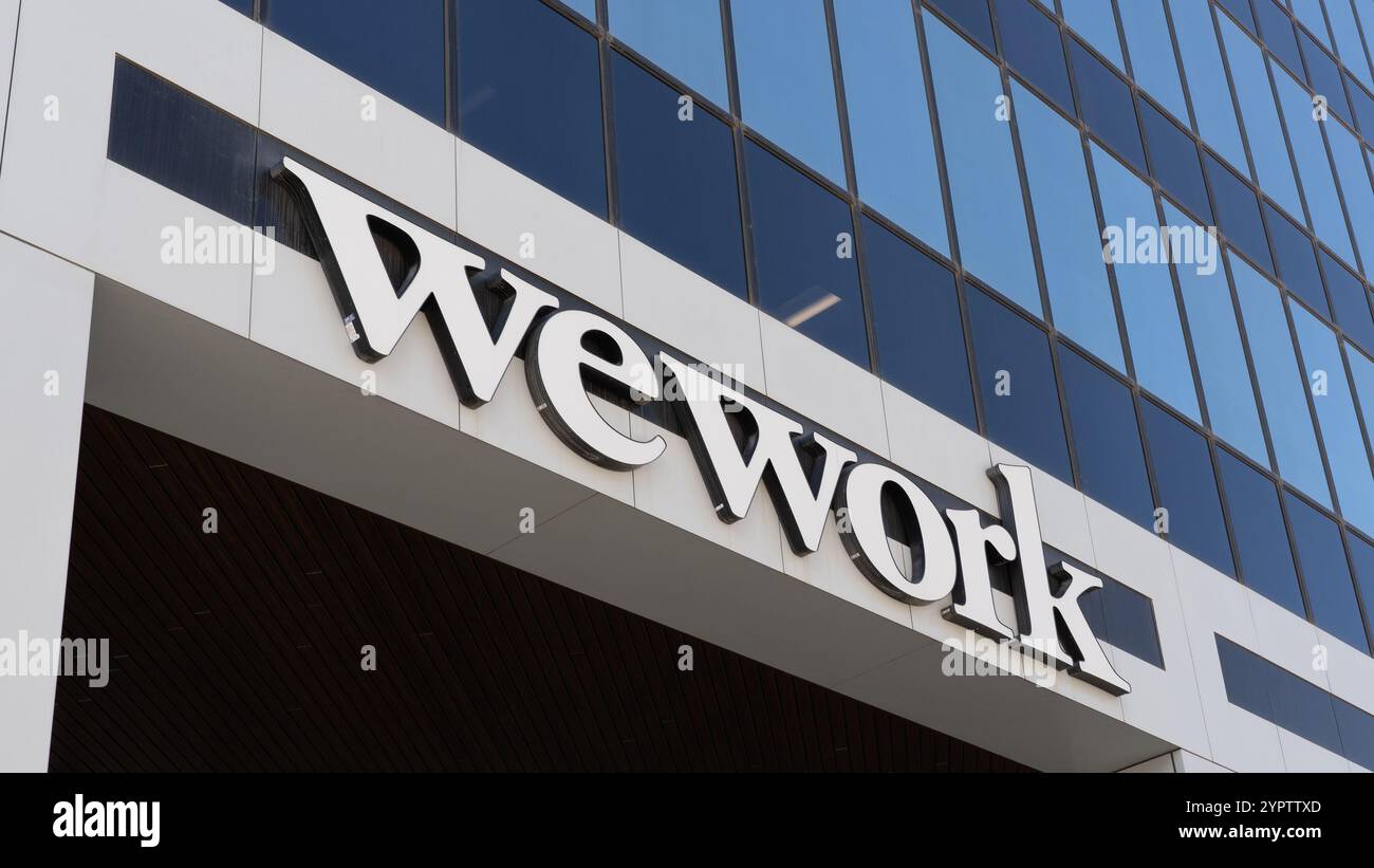 Wework office logo hi-res stock photography and images - Alamy