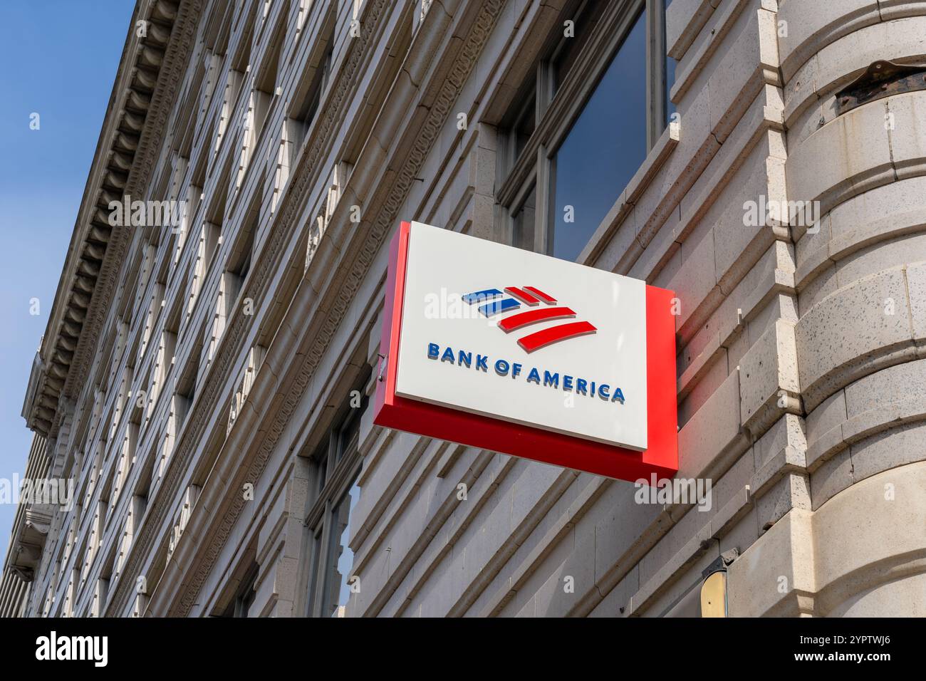 Branch of the bank of america hi-res stock photography and images - Alamy