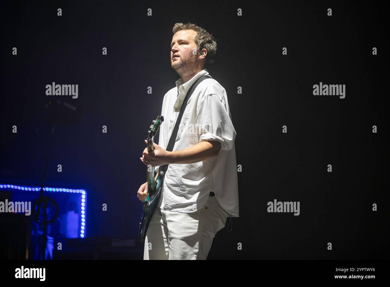 Manchester, England, 1st December, 2024. Vampire Weekend playing the ...