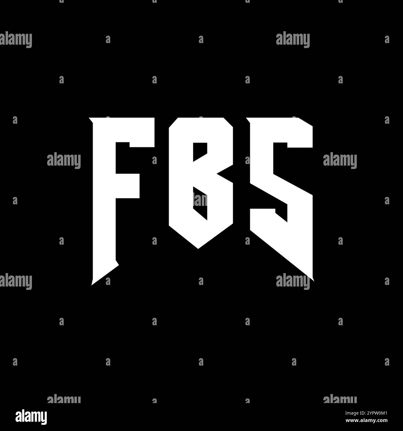 FBS letter logo design for technology company. FBS logo design black ...