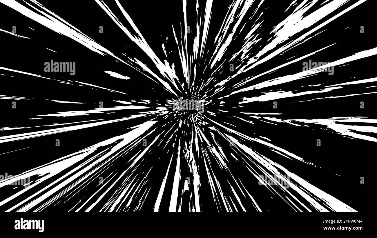 Speed burst background. Manga comic effect. Black speed lines on white ...