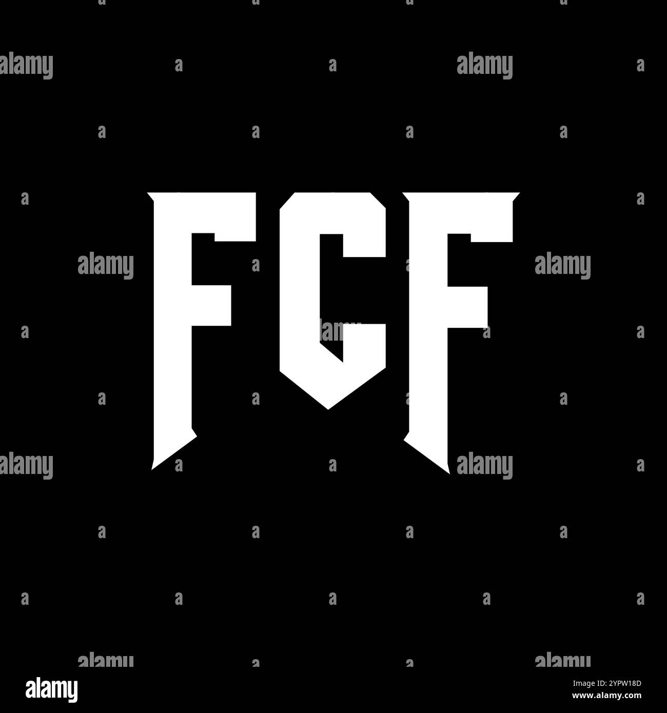Fcf logo design Stock Vector Images - Alamy