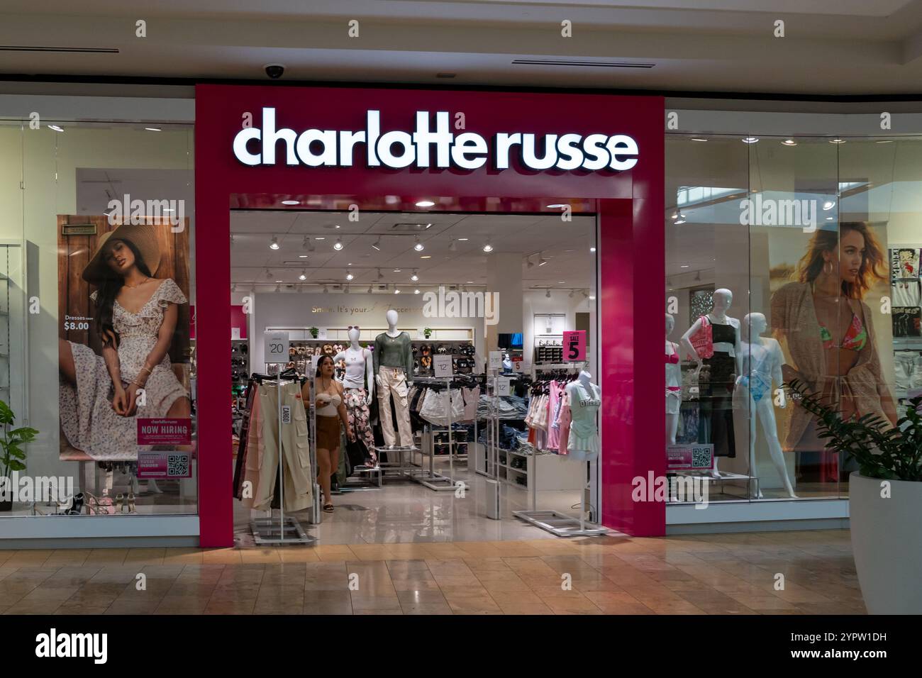 A Charlotte Russe store at Fashion Square Mall in Scottsdale, Arizona ...