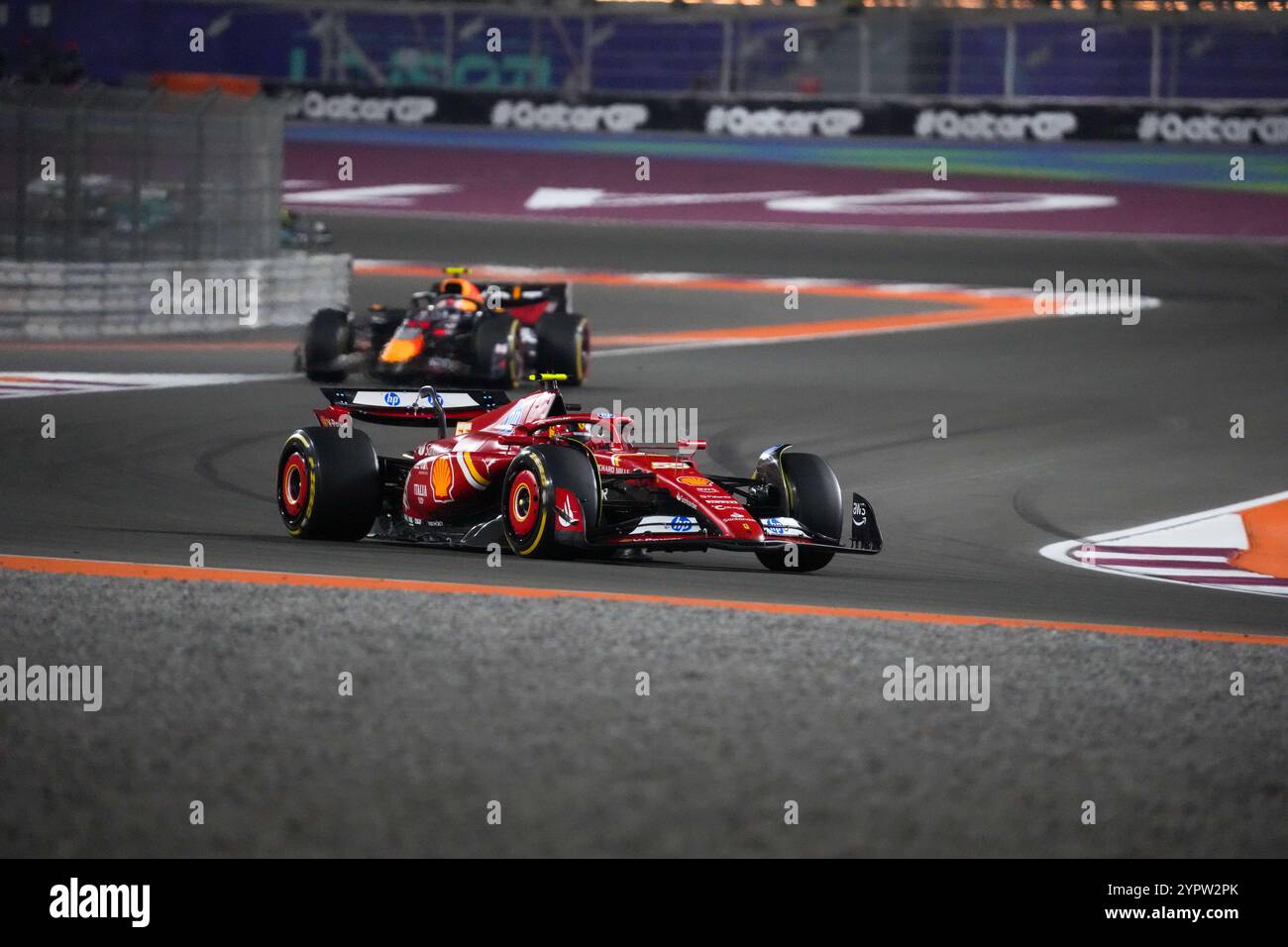 Doha, Qatar. 1st Dec, 2024. Carlos Sainz Jr. (ESP) - Scuderia Ferrari ...