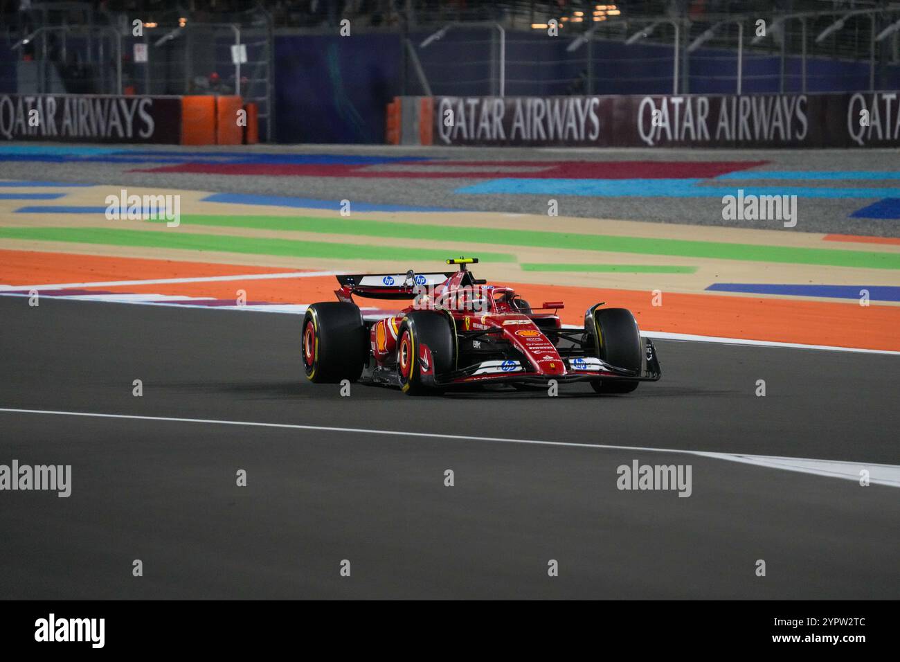 Doha, Qatar. 1st Dec, 2024. Carlos Sainz Jr. (ESP) - Scuderia Ferrari ...
