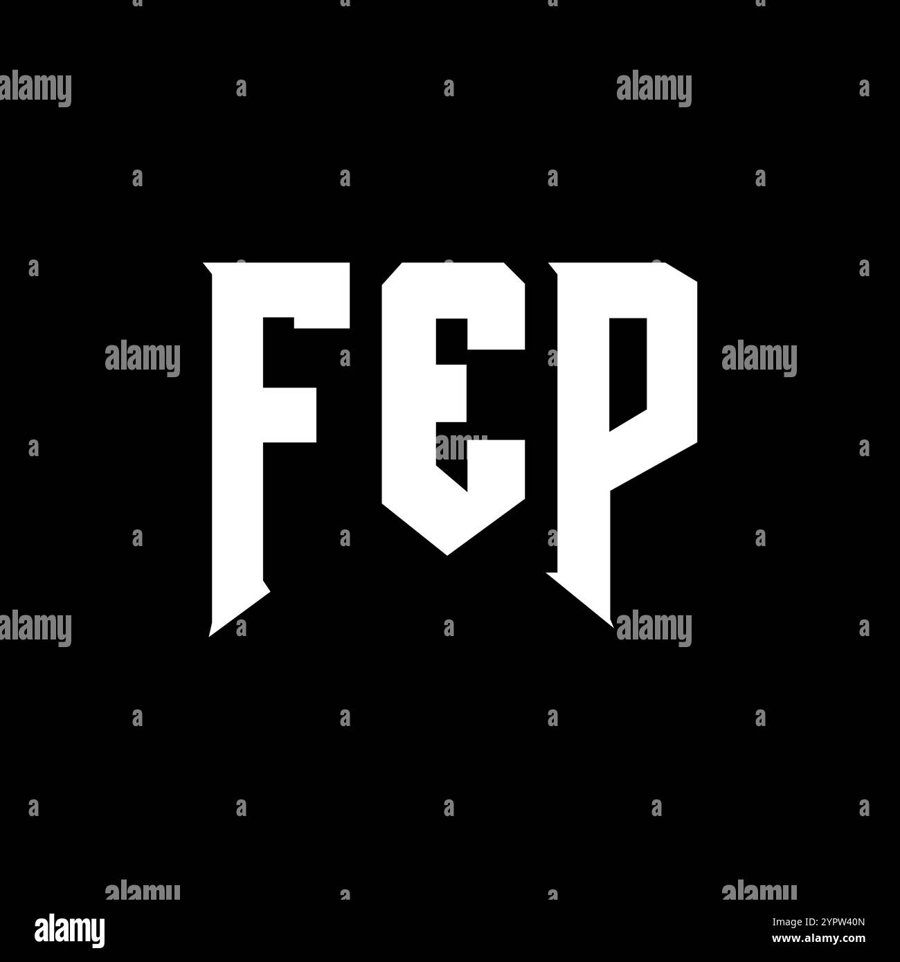 vFEP letter logo design for technology company. FEP logo design black ...